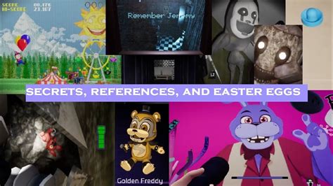 Five Nights At Freddys Security Breach All Easter Eggs At Dorothy