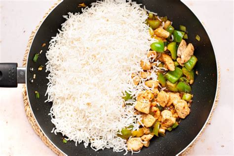 Schezwan Chicken Fried Rice Indian Ambrosia