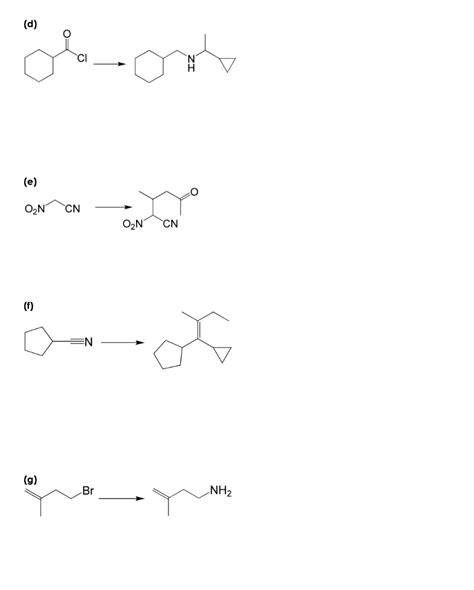 Solved Show How You Would Synthesize Each Of The Chegg Com