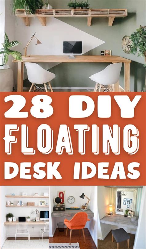 28 DIY Floating Desk Ideas For Work Space DIYsCraftsy