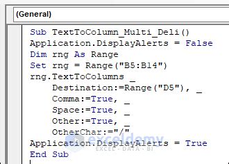 Text To Columns In Excel Vba Easy Examples Exceldemy