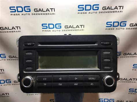 Radio Cd Player Rcd Vw Passat B Golf Plus Jetta Sh De Vanzare Cu Garantie Si