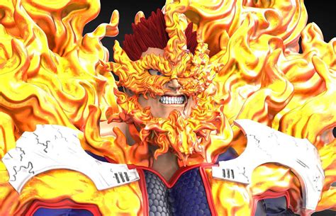 Endeavor The Number 1 Hero 3d Model By Navaler