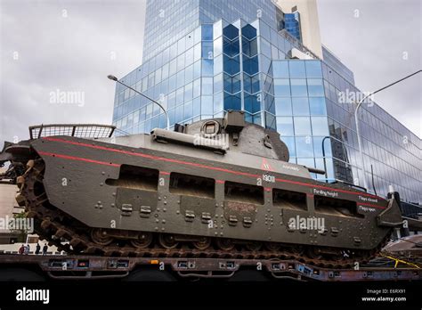 Balikpapan Matilda Tank Parades Down Macquarie Street Parramatta To