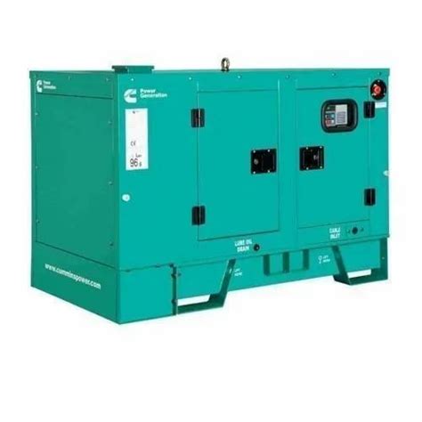 Koel By Kirloskar 125 Kva Cummins Silent Diesel Generator Single Phase