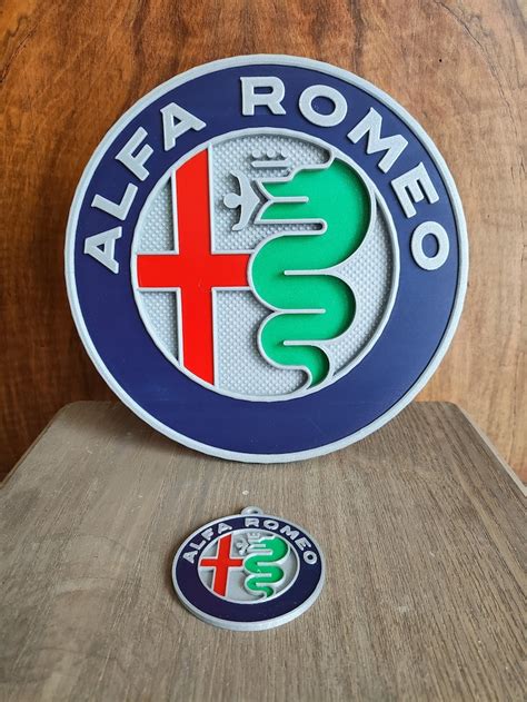 Alfa Romeo Logo 7 20 40 60 Cm 3d Print Model 7cm 1 Bought 1 Free Etsy