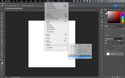 How To Place Guides In Exact Positions In Photoshop CC Design With Dale