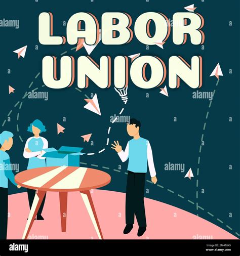 Text Caption Presenting Labor Union Business Idea Rules Relating To