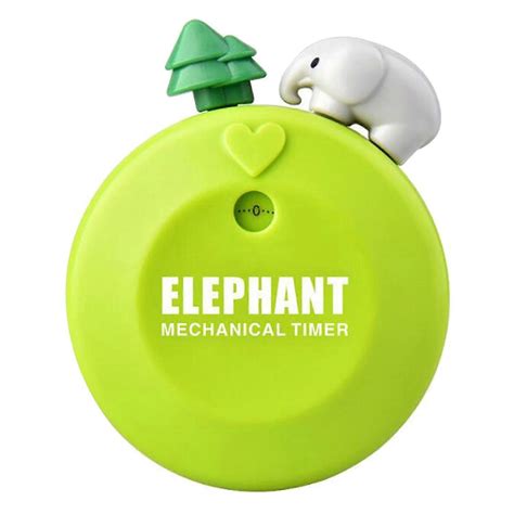 Cartoon Timer 60 Minute 360 Degree Rotating Accurate Elephant Shaped