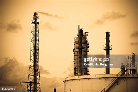Oil Refinery Flare Stack Photos And Premium High Res Pictures Getty