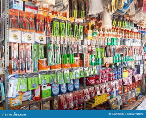 Diverse Hardware Tools Display At Store Editorial Stock Image Image