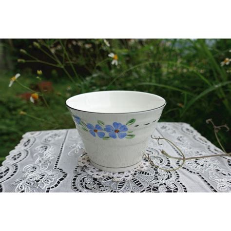 【sunshine Antiques】victoria 藍色小花 英國骨瓷 下午茶 茶杯 糖碗 牛奶壺 蛋糕盤 蝦皮購物