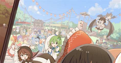 天弓千亦 【春例告知】神々がふぁぼした幻想郷〜sns幻想郷入り合同〜 休憩うさぎ🐰秋例お01abのマンガ 西行寺幽々子 魂魄妖夢