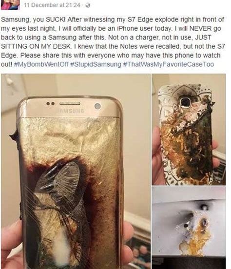 Another Samsung Galaxy S Edge Smartphone Explodes