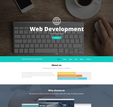 Web Development Joomla Template