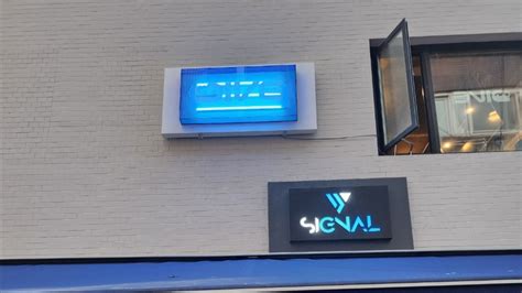 다이브 간판 시원한 느낌의 파란색을 사용한 다이브의 아크릴간판 라이트패널 간판의품격 간판지도