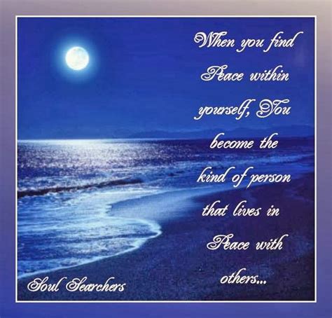 Random Thoughts Finding Peace Within Yourself And With Others