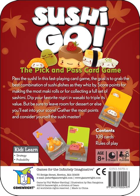 Sushi Go Gamewright