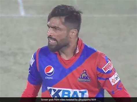 Mohammad Amirs Angry Outburst At Teammate In Psl Match Watch
