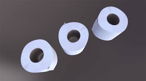 Toilet Paper D Model By Grishmanovskij Anton