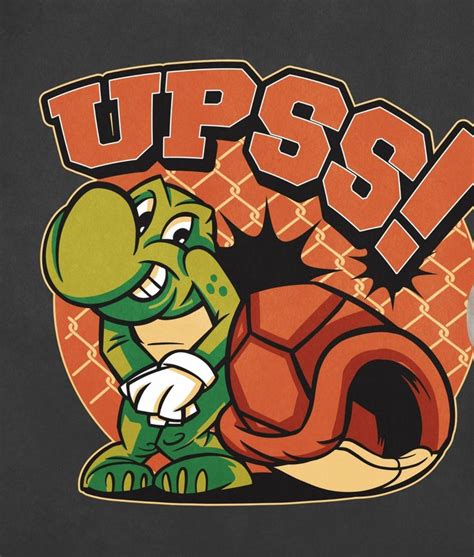 Funny Naked Turtle Cartoon T Shirt Design