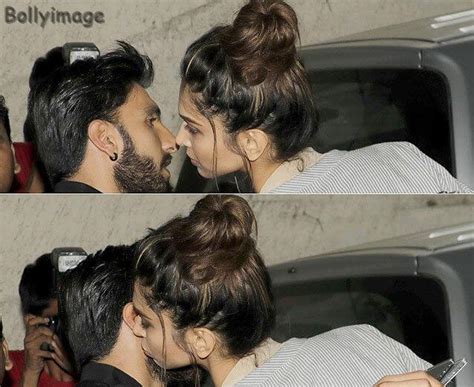 Deepika Padukone Kisses Ranveer Singh In Public Photo Bollyimage
