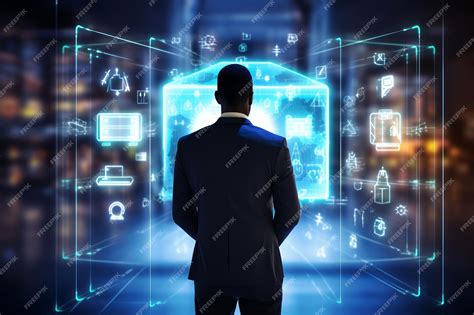 Premium Photo Securing Business Assets Innovating Cyber Security And