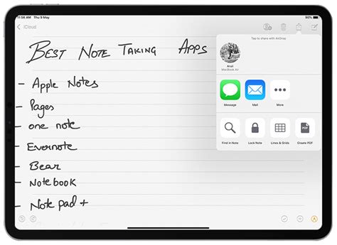 Note Taking Apps For Ipad And Apple Pencil IHSANPEDIA