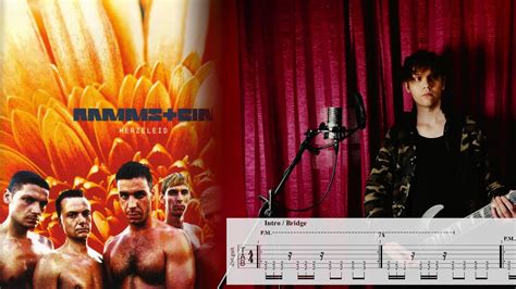 Rammstein Laichzeit Guitar Tab Tutorial Youtube