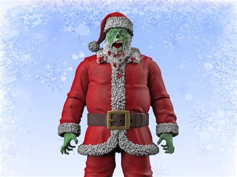 Naughty Or Nice Collection Zombie Santa Bbts Exclusive Figure