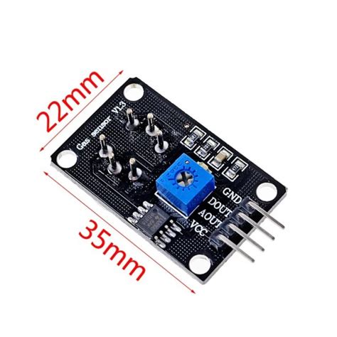 Buy Mq Smoke Gas Lpg Butane Hydrogen Gas Sensor Module Online In India At Hubtronics In