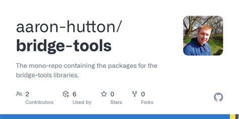 Github Aaron Huttonbridge Tools The Mono Repo Containing The Packages For The Bridge Tools