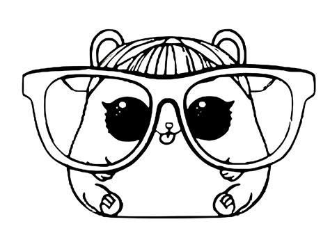 Раскраски Куклы ЛОЛ для девочек распечатать А4