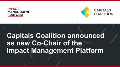 The Partners Of The Impact Management Platform Have Nominated The