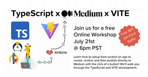 👾 Us Typescript X Vite X Medium Api Workshop Announcements