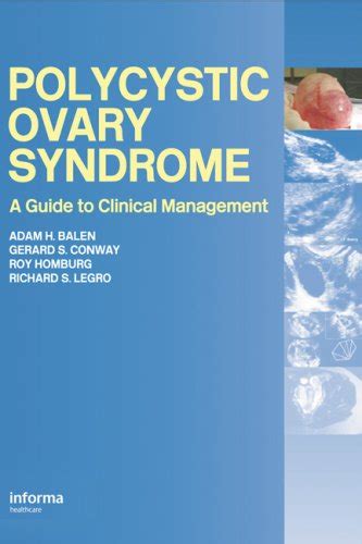 Polycystic Ovary Syndrome A Guide To Clinical Management Adam Balen
