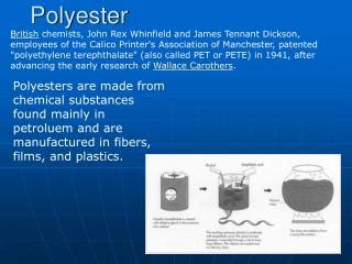 PPT Polyester PowerPoint Presentation Free Download ID 3098558