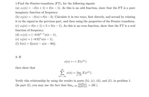 Solved Please Solve Both The Questions And All Their Sub