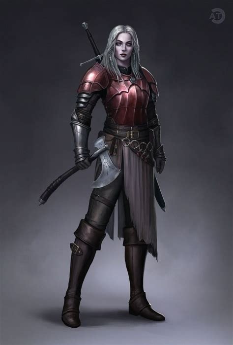 Vampire Paladin Dnd Dhampir Fighter Dhampir Knight Dnd Character Art