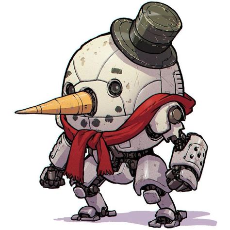 Jake Parker On Instagram “frosty Bot⁣ ⁣ Thought Id Do A Few More Bots