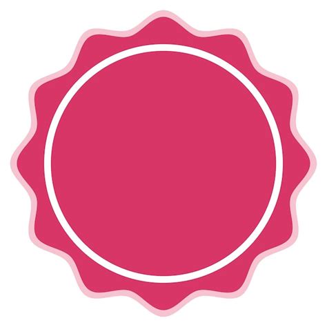 Pink Sale Label Premium Vector