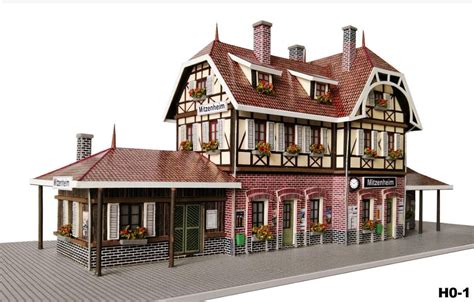 Ho Scale Model Railroad Station Metcalfe Oo Ho Scale Stone Built