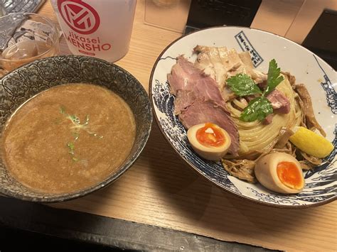 MINEHA on Twitter 再訪 ラム煮干しつけ麺