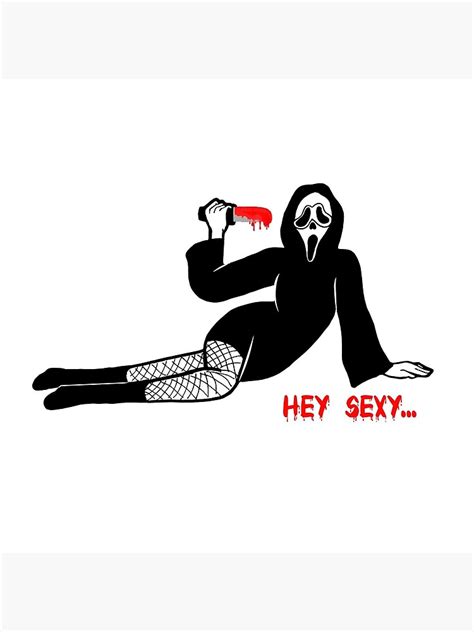 Sexy Ghostface Art Print By Artemiswitch Redbubble