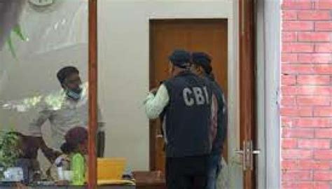 Cbi Raids At Delhi Dy Cm Manish Sisodias House Over Liquor Policy Cbi