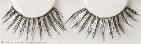 Black And Silver Eyelashes Eyewear And Glasses Costume Acce In