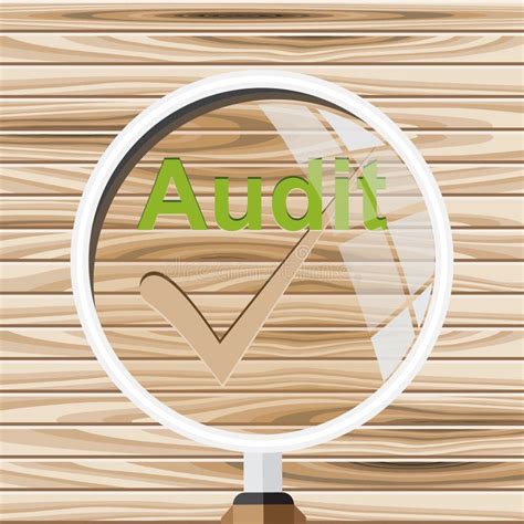 Word With A Magnifying Glass Stock Vector Illustration Of Glass