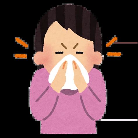 感冒 换季 流感 打喷嚏 流鼻涕 花粉过敏症 传染病 手绘 卡通 插画 免扣 素材 手绘 Png11的人 花瓣网
