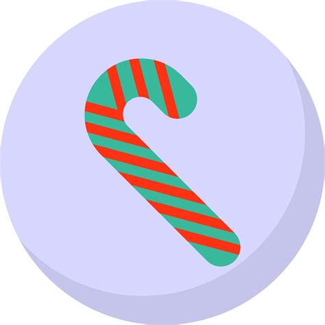 Candy Cane Vector Icon Design 20495371 Vector Art At Vecteezy