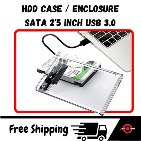 Enclosure Hdd Hardisk Case Casing Hardisk External Hdd Case Inch Usb Transparan